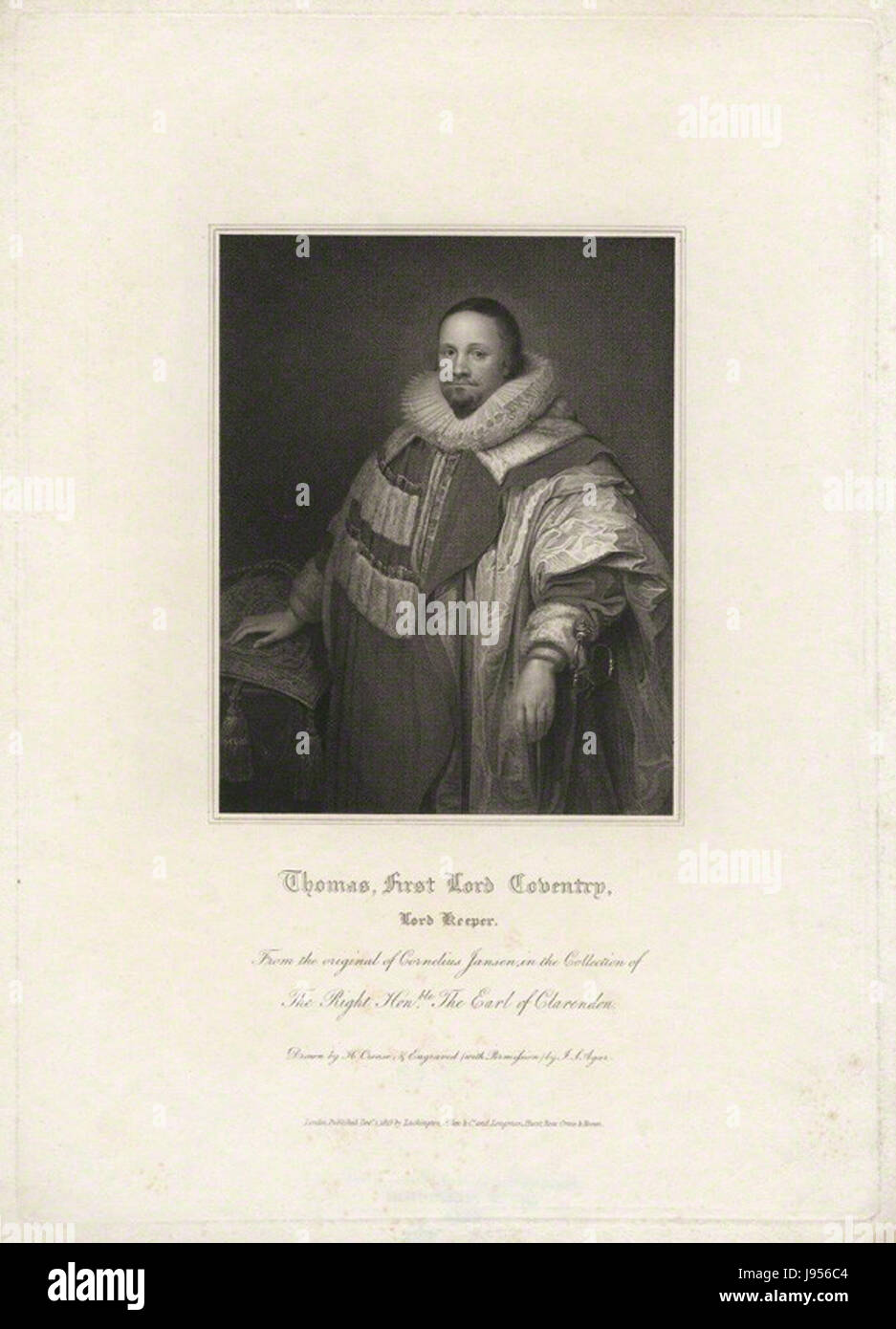 A portrait of Thomas Coventry, 1st Baron Coventry, created by John ...