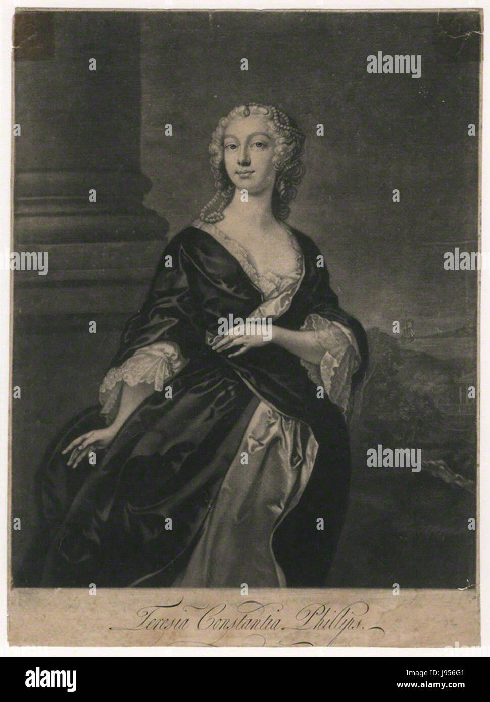 This portrait of T.C. Phillips, created by Faber after Highmore ...