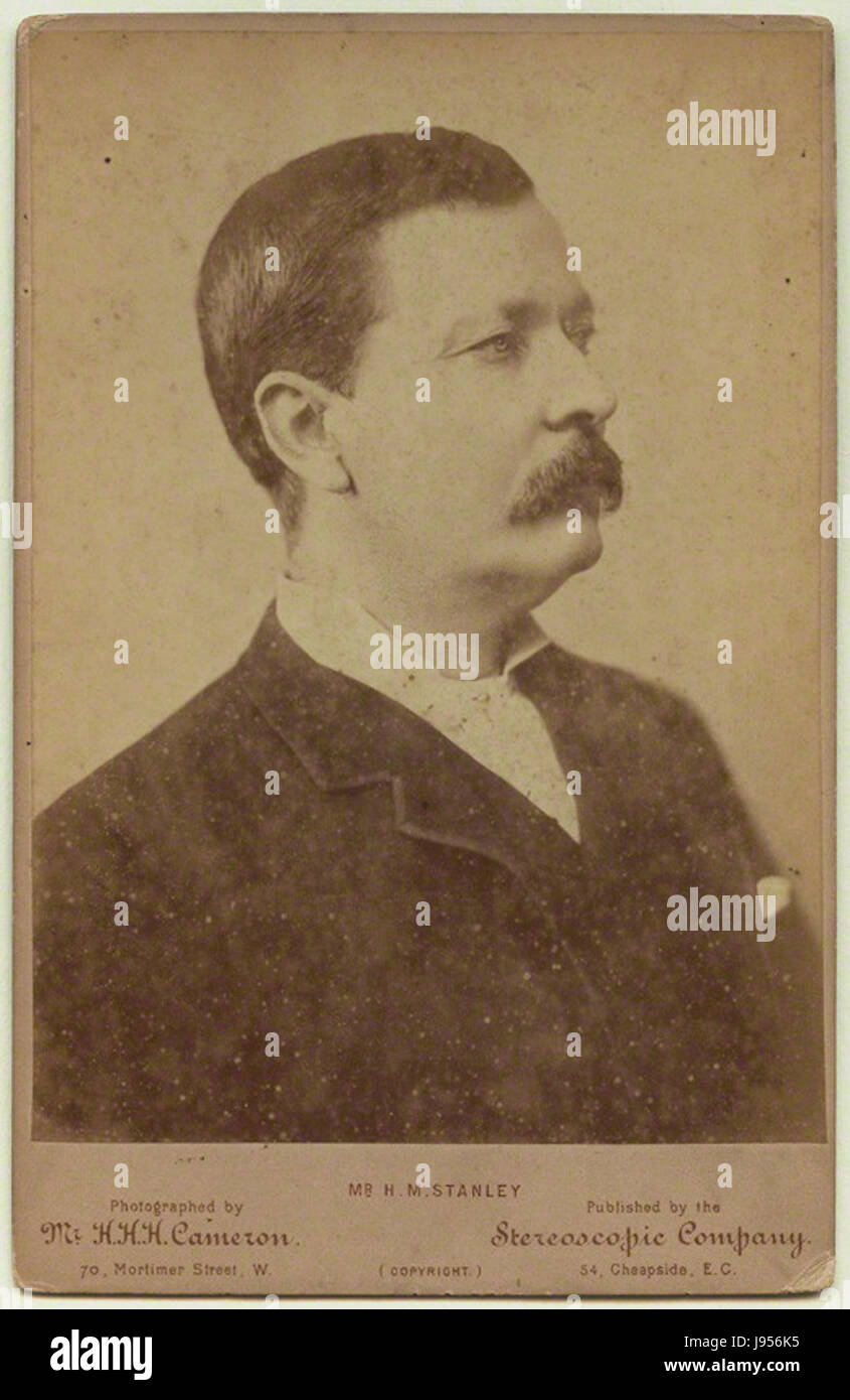 Sir Henry Morton Stanley by Henry Herschel Hay Cameron Stock Photo - Alamy