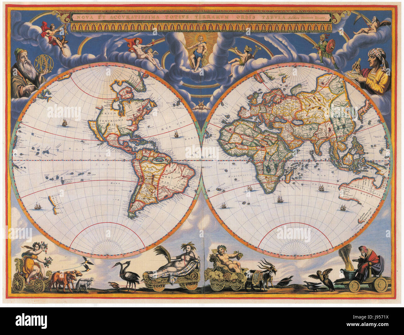 Weltkarte atlas hi-res stock photography and images - Alamy