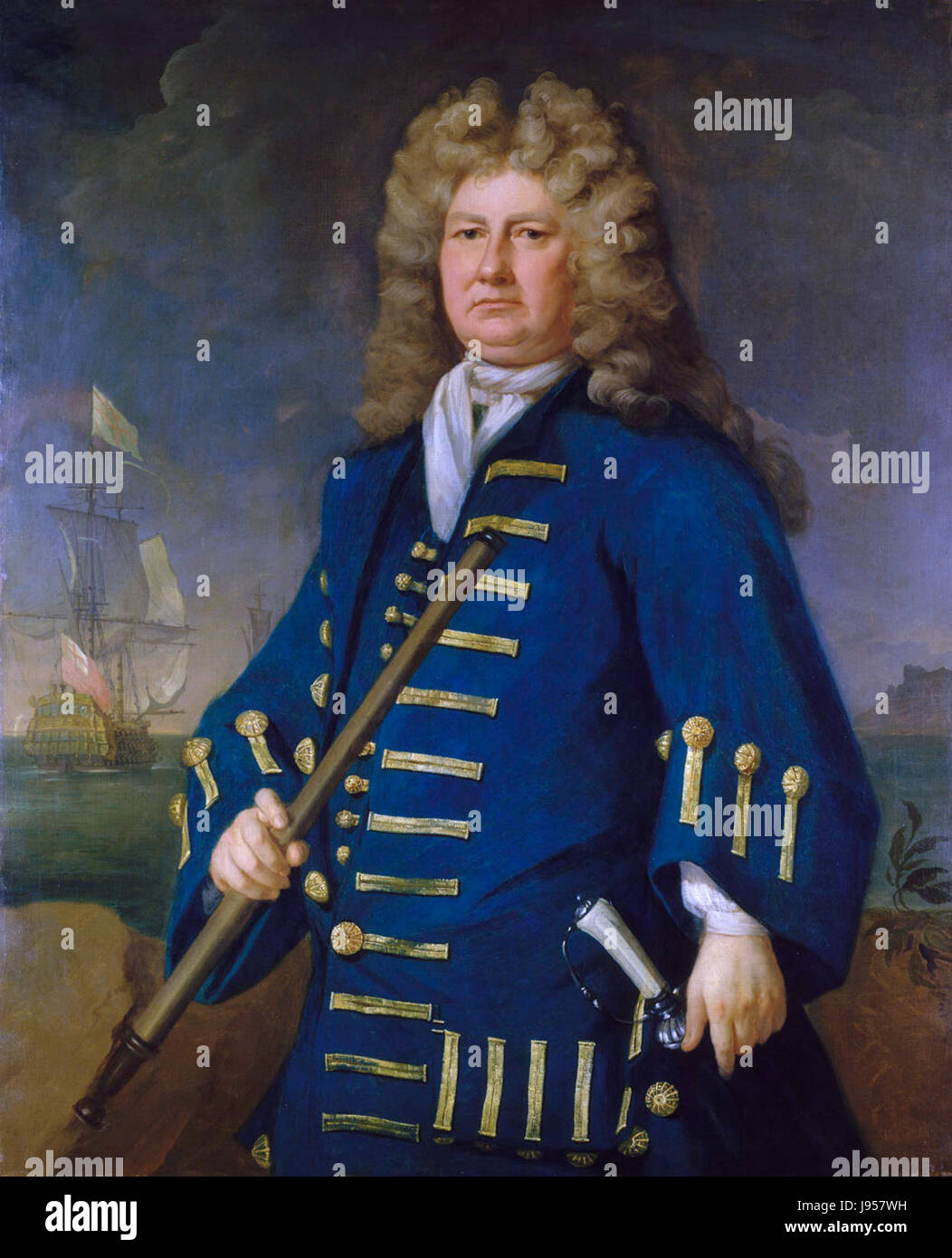Sir Cloudesley Shovell, 1650 1707 Stock Photo - Alamy