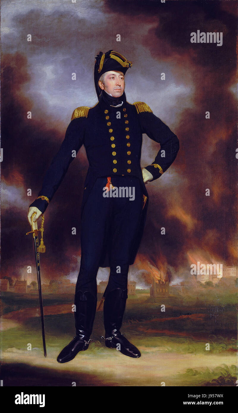Rear admiral george cockburn hi-res stock photography and images - Alamy