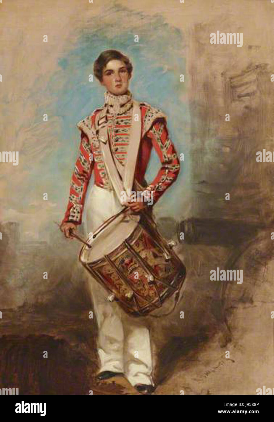 Richard Buckner Battle of Balaclava Drummer Boy Stock Photo - Alamy