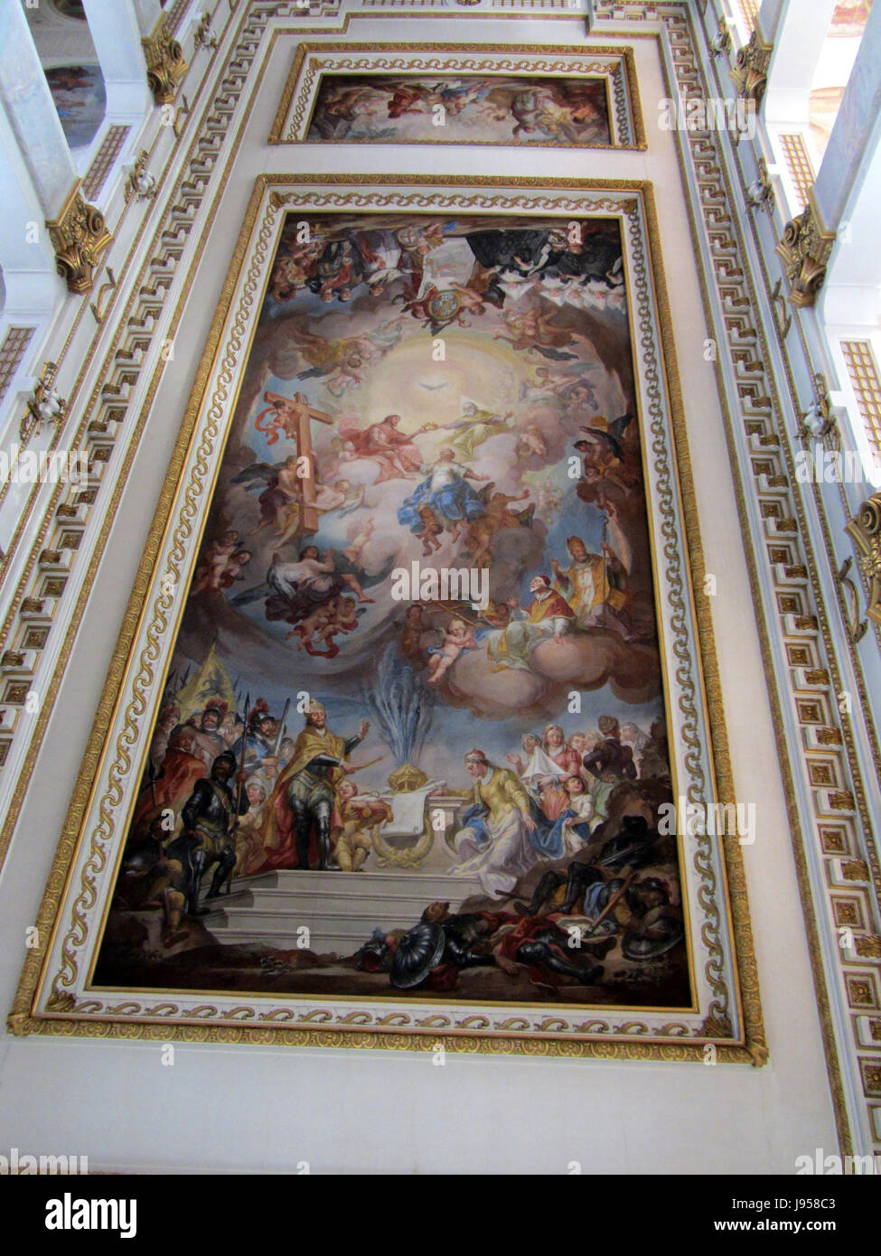 The depiction of St. Cornelius and St. Cyprianus in Bad Buchau is a ...