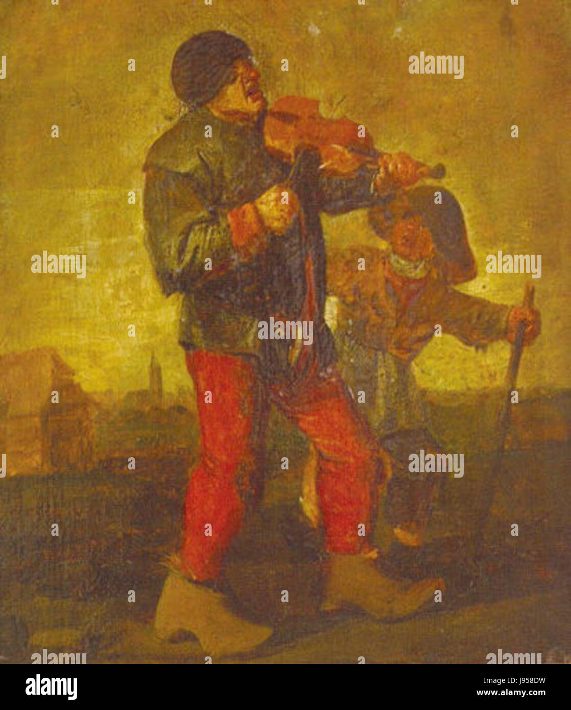 An artwork by an unknown artist from the circle of Brouwer, depicting a ...