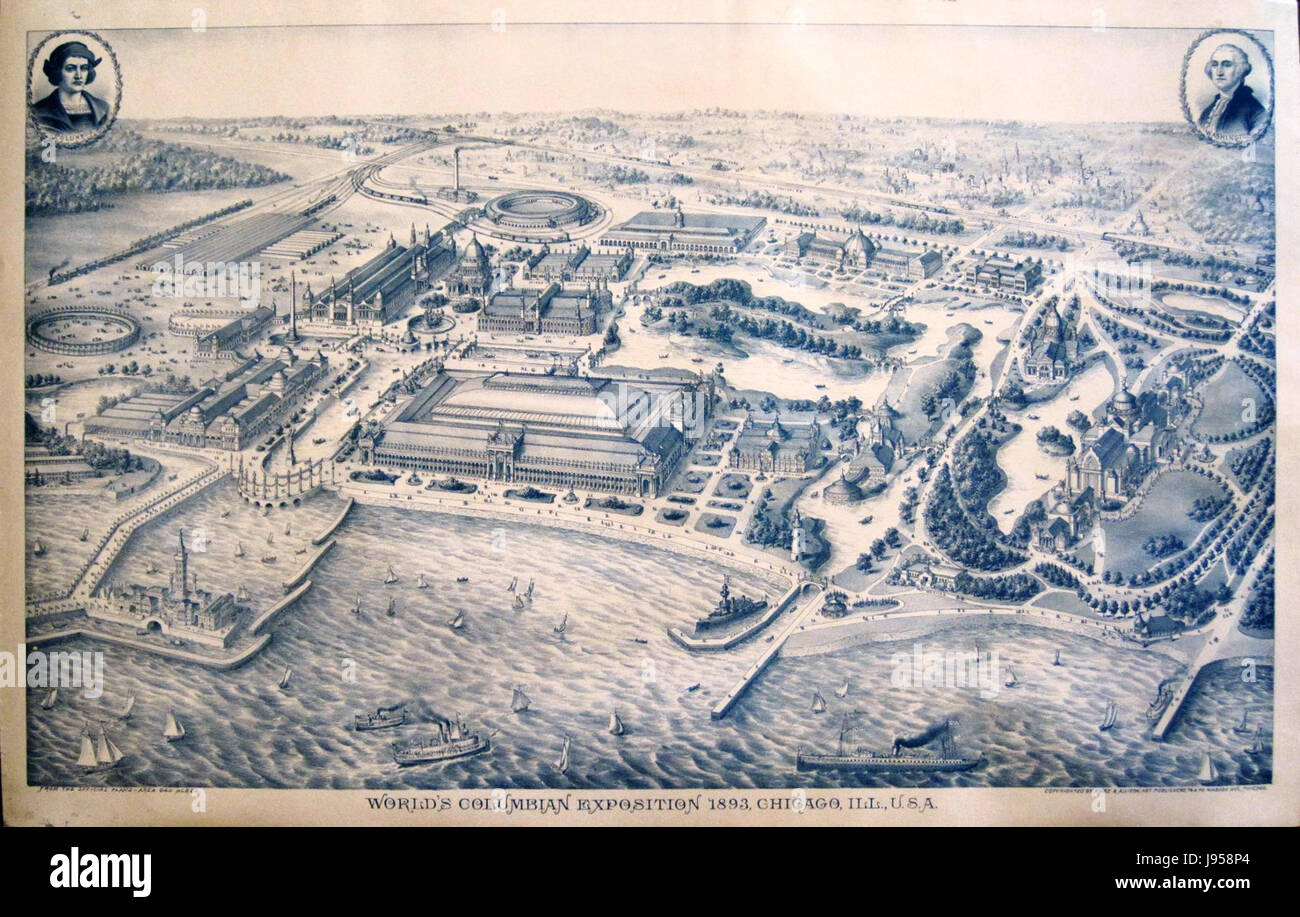 World's Columbian Exposition, Chicago 1893 Stock Photo - Alamy