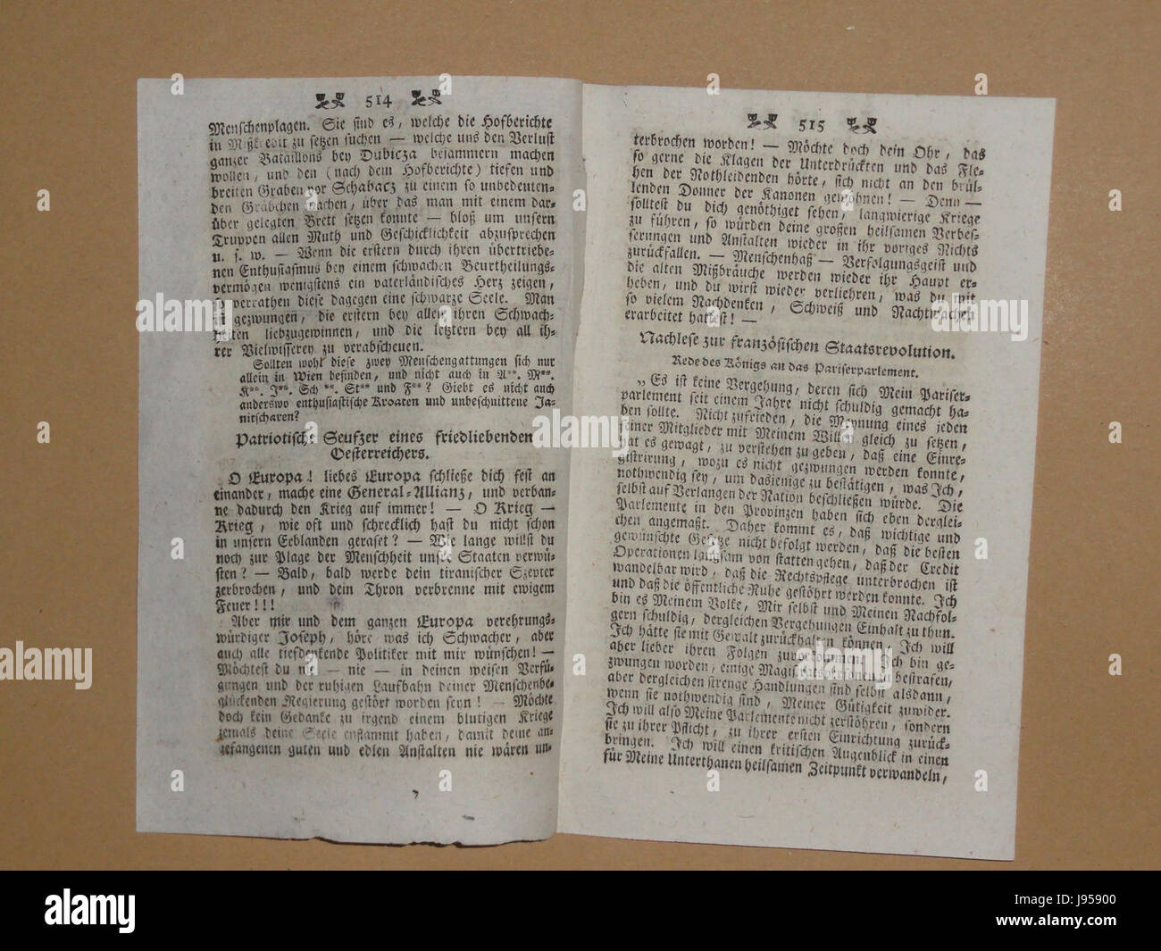 A historical record of global events from May 30, 1788, featuring ...