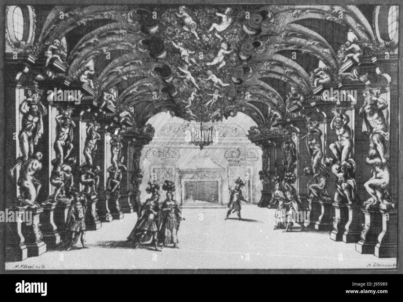 Baroque stage set hi-res stock photography and images - Alamy