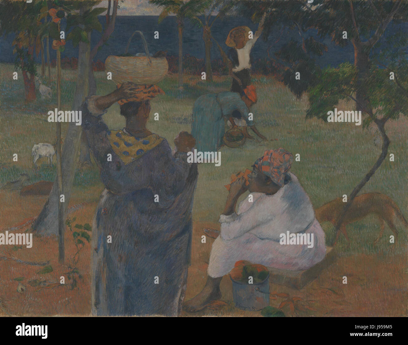 Paul Gauguin, a renowned French post-impressionist artist, known for ...