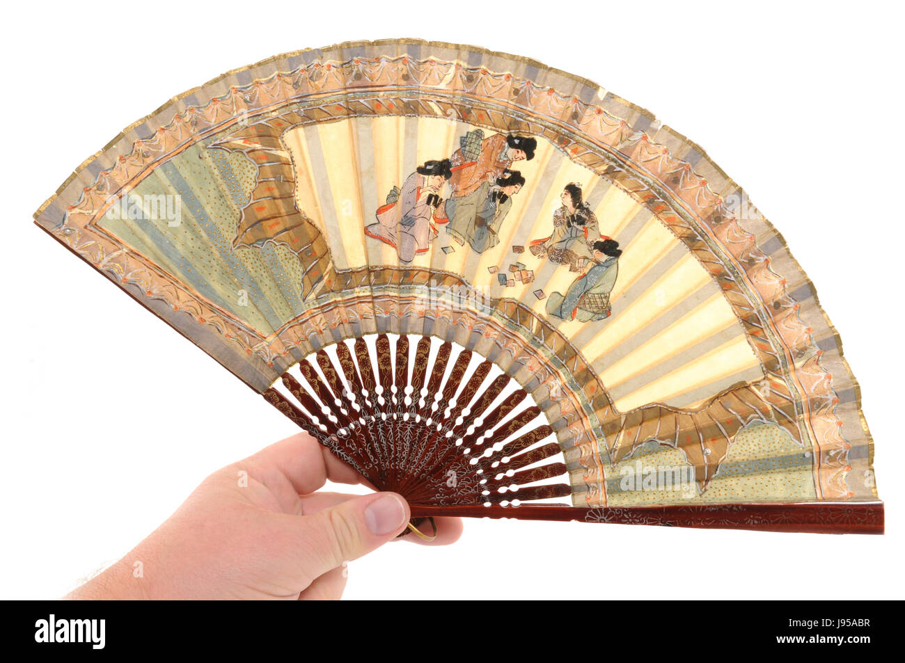 Chinese antique fan hi-res stock photography and images - Alamy
