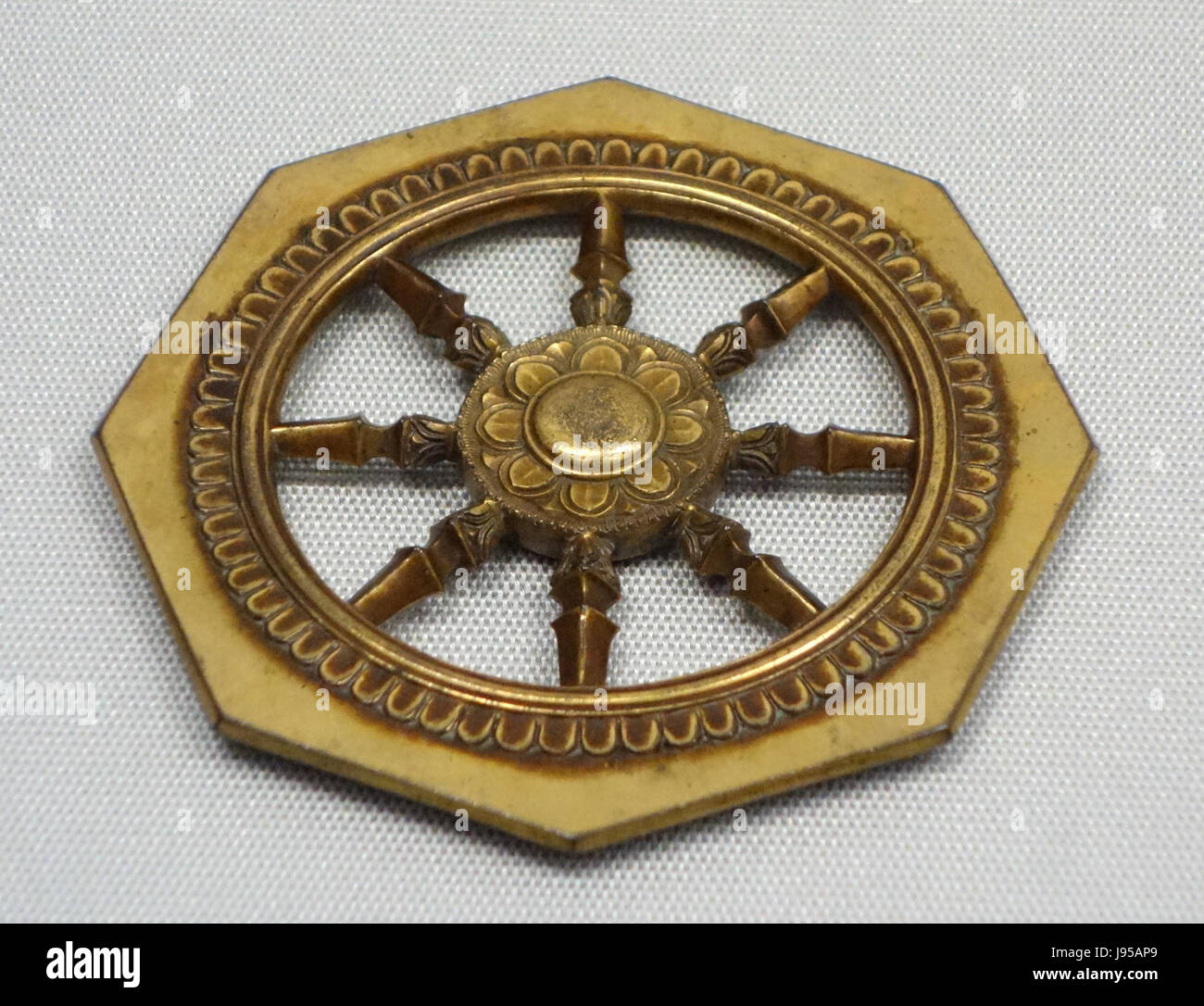 Wheel shaped Buddhist ritual instrument, Kamakura period, 13th century ...