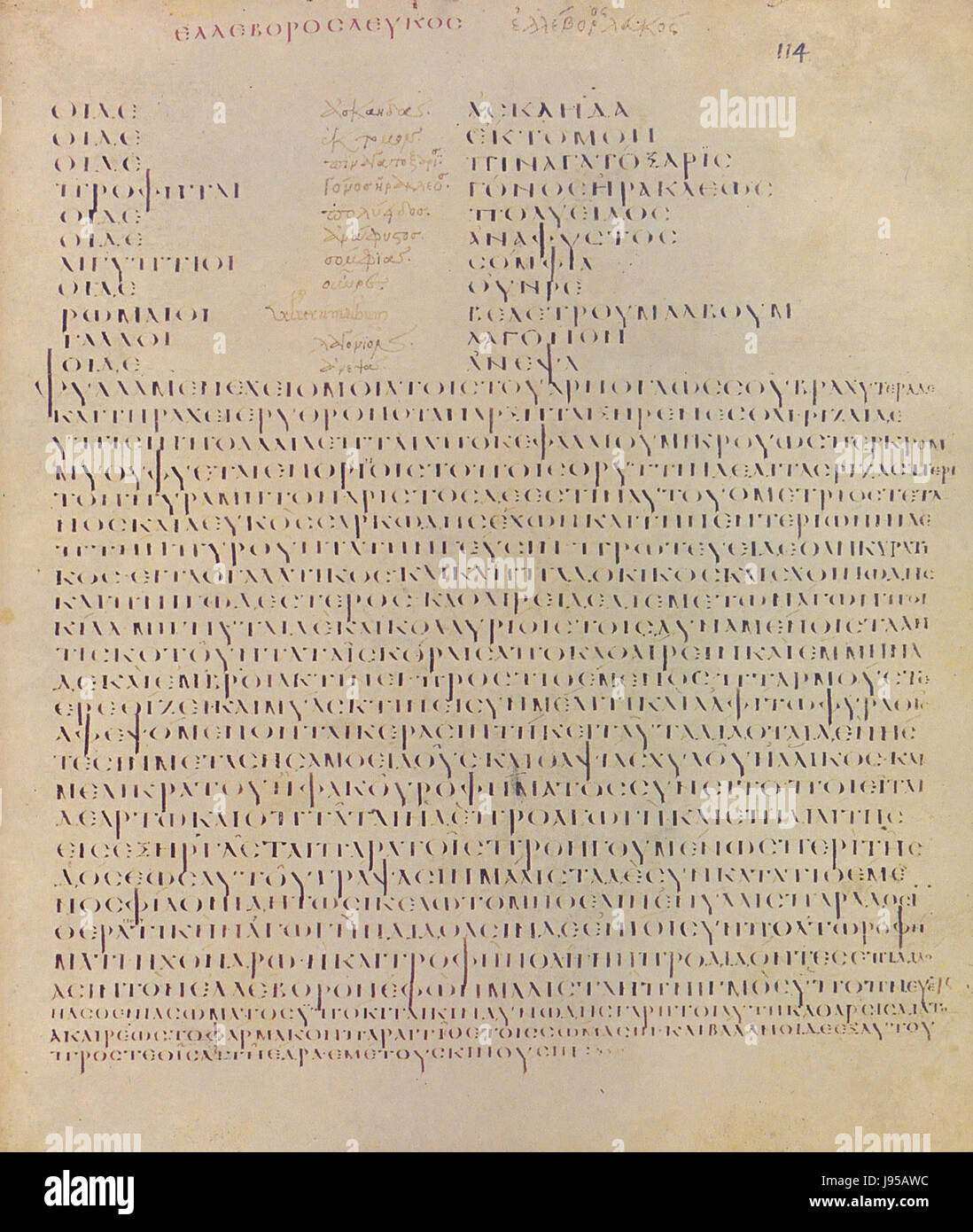 Manuscript of dioscurides hi-res stock photography and images - Alamy