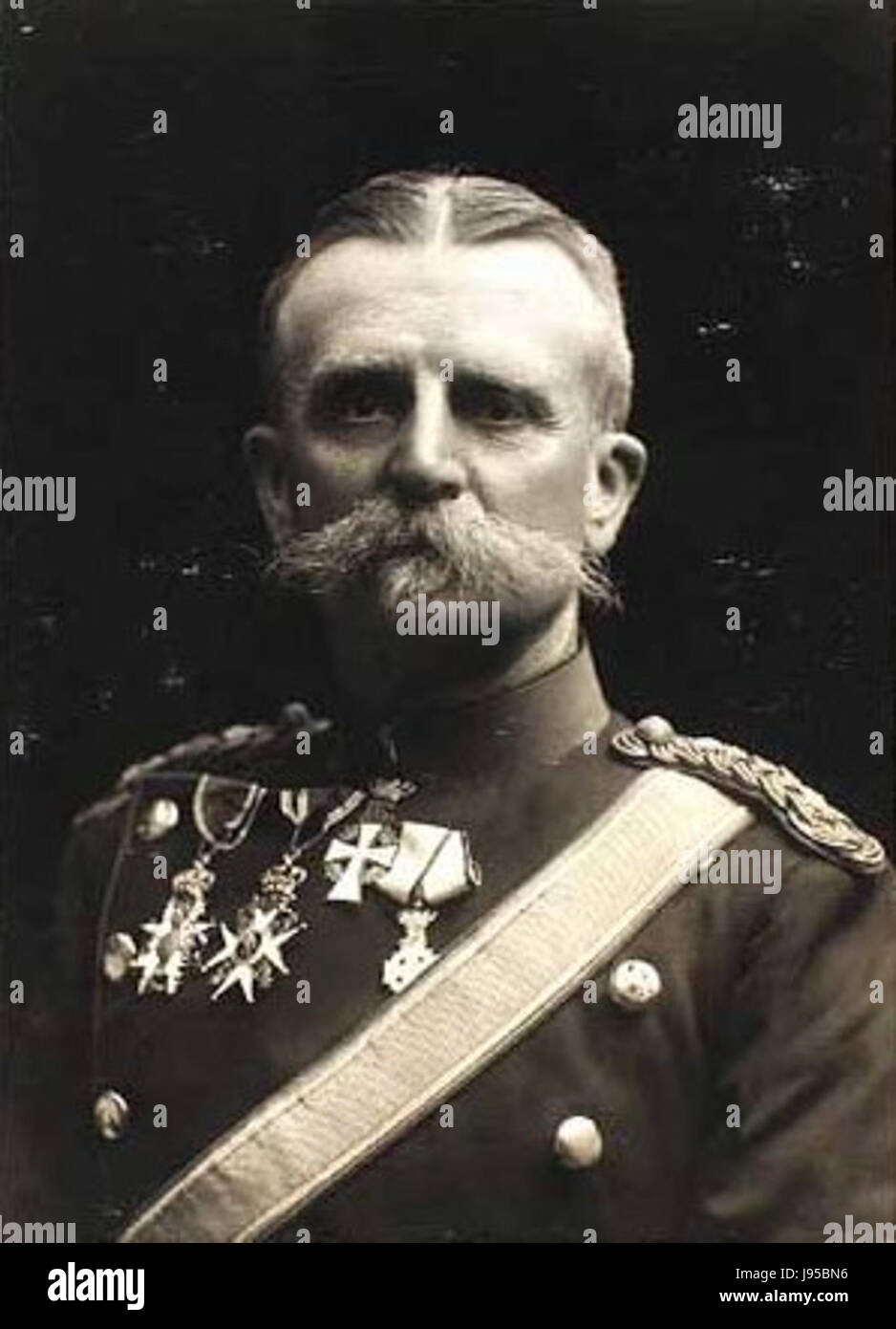 A portrait of Valdemar Raabye by Marius Christensen, showcasing the ...