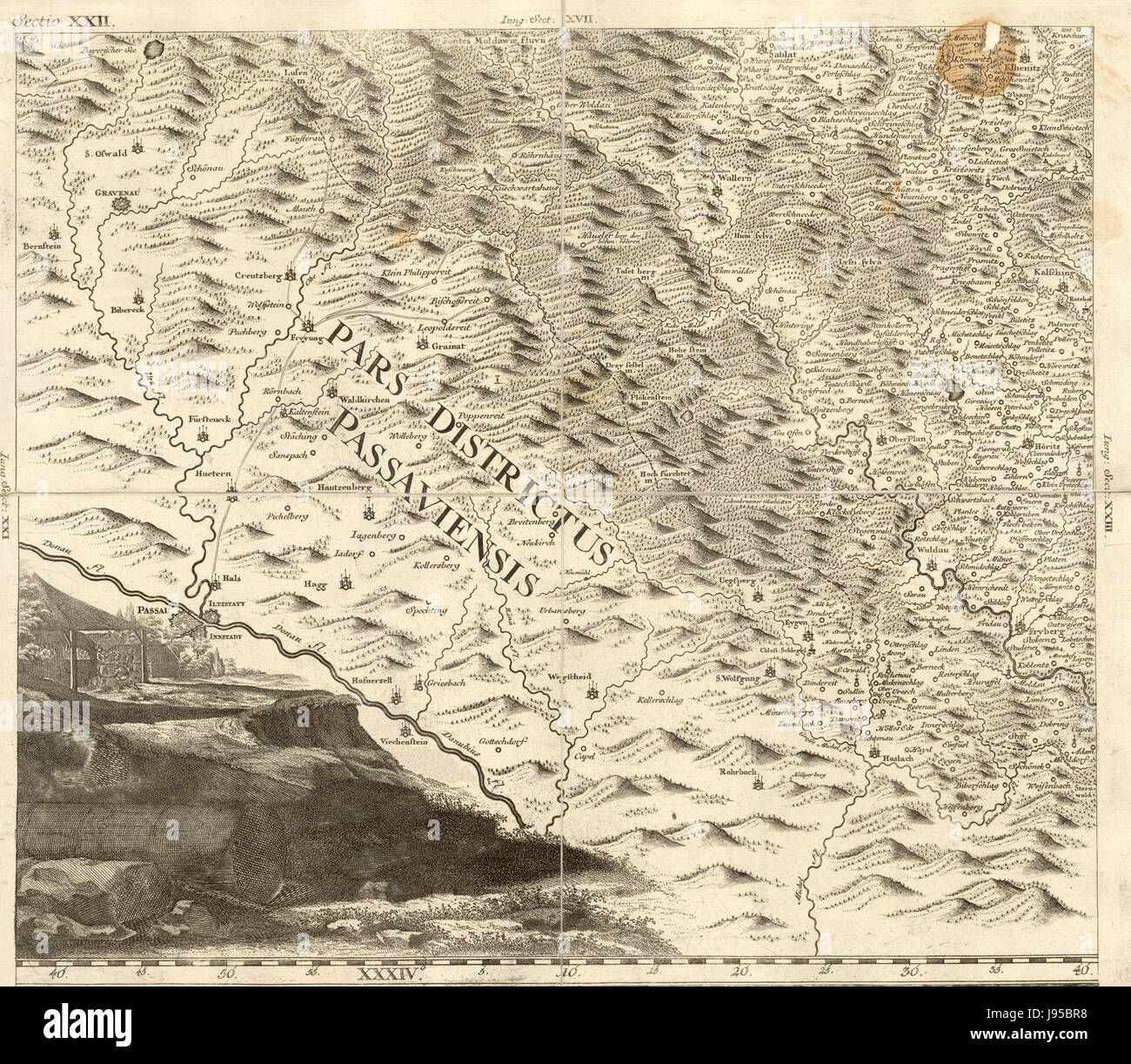 Mullerova mapa Cech 22 Stock Photo - Alamy