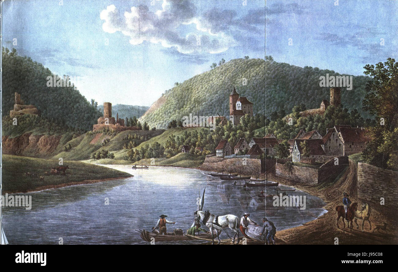 Neckarsteinach is a town in Germany known for its four castles, which ...