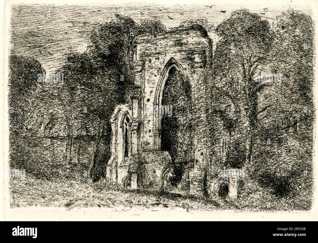 John Constable's 1826 painting of Netley Abbey depicts the picturesque ...
