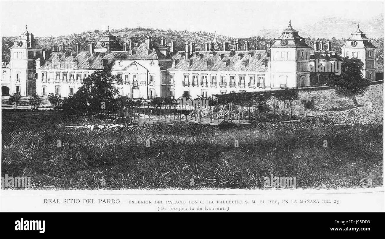 The Palacio del Pardo is a historical palace in Madrid, Spain. The ...