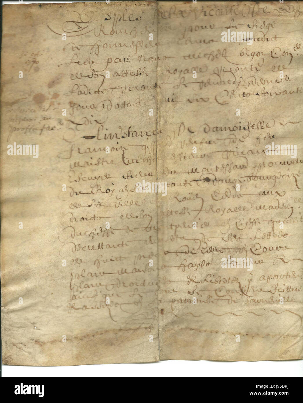 Medieval parchment hi-res stock photography and images - Alamy