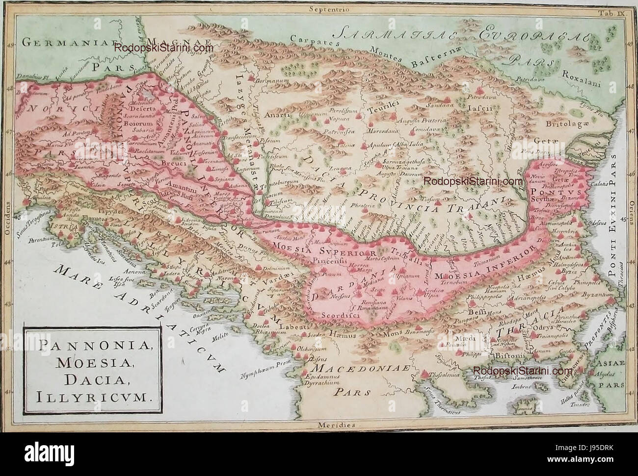 Map of dacia hi-res stock photography and images - Alamy