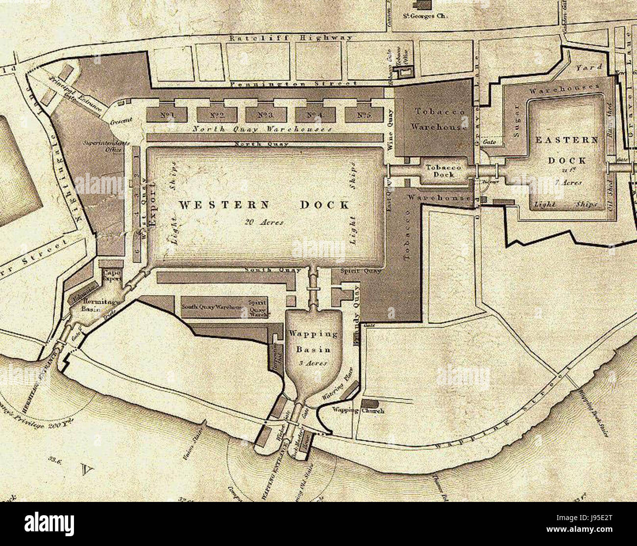 Ports of london hi-res stock photography and images - Alamy