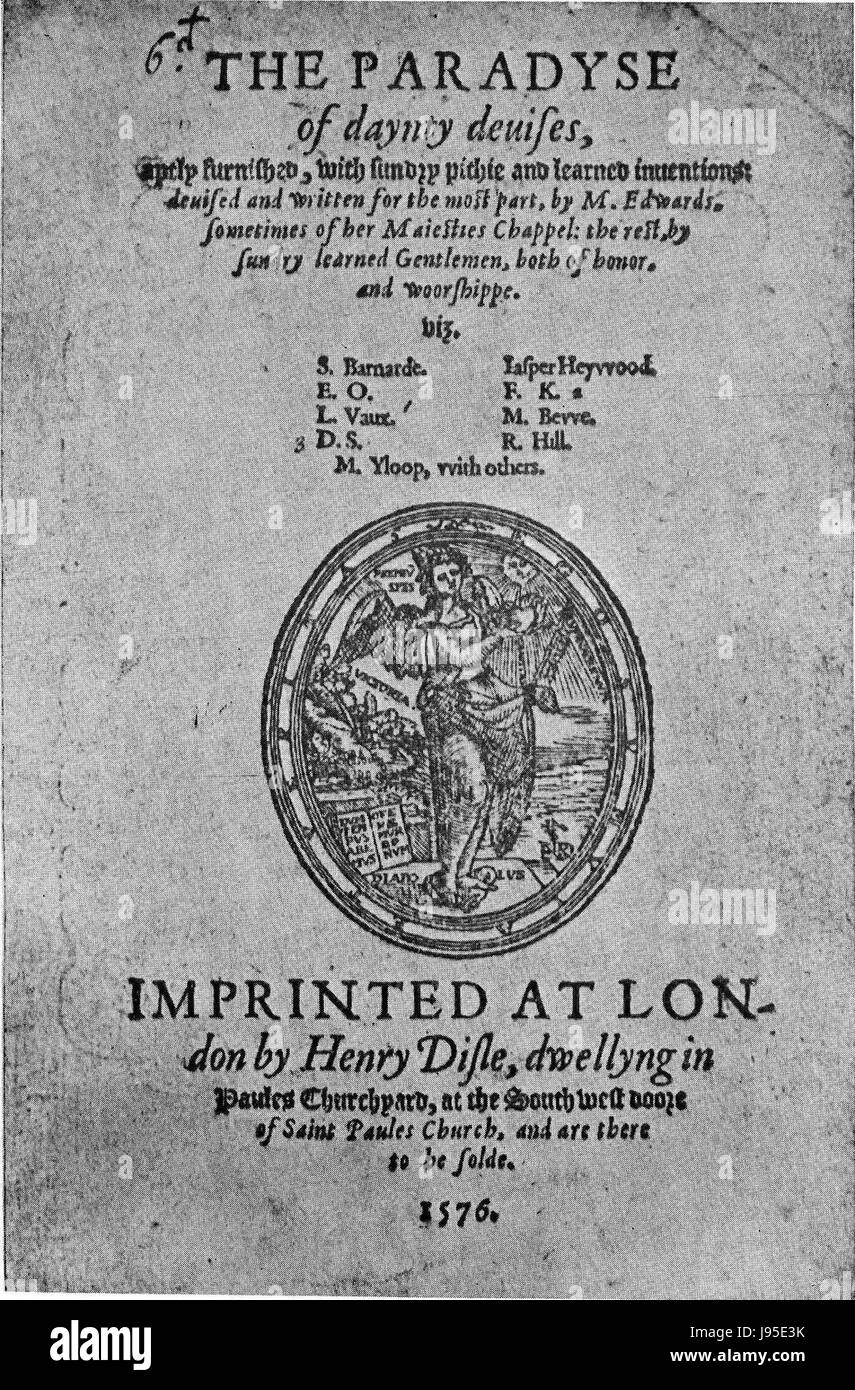 'Paradise of Dainty Devices' is a literary work that explores themes of ...