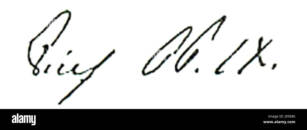 Pius IX's signature refers to the personal autograph of Pope Pius IX, a ...