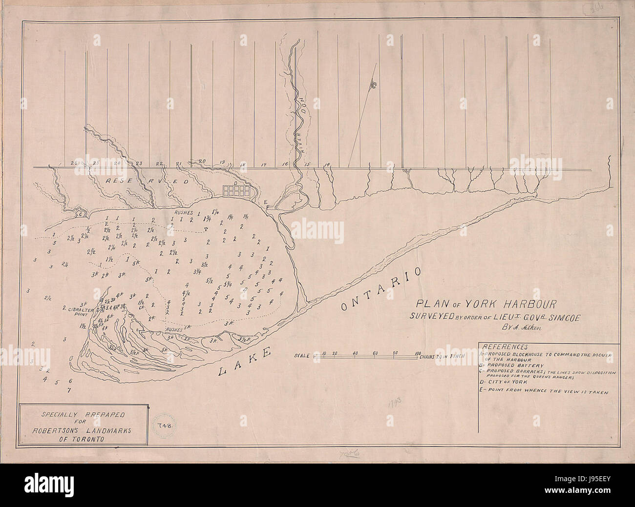 Map of simcoe ontario hi-res stock photography and images - Alamy