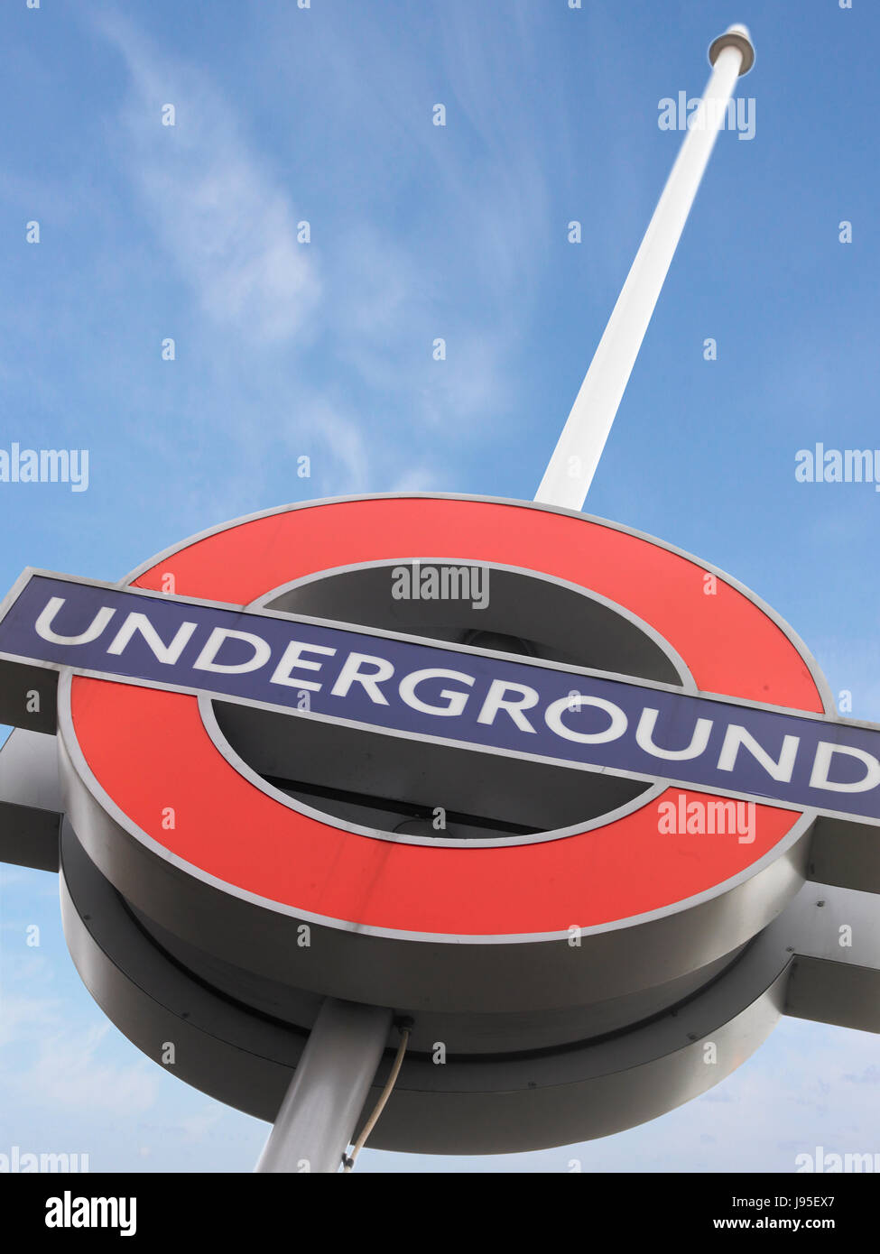 British Underground sign Stock Photo - Alamy