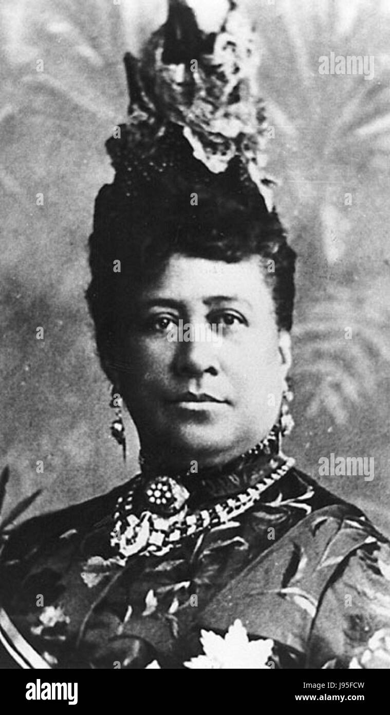 Queen Kapiolani of Hawaii, known for her role as consort to King KalÄ ...