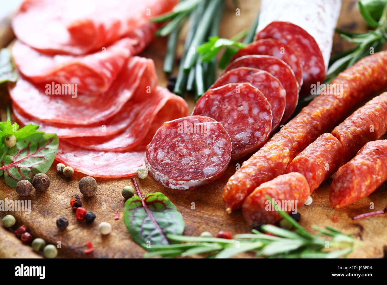 board, closeup, kitchen, cuisine, food, dish, meal, bacon, assortment ...
