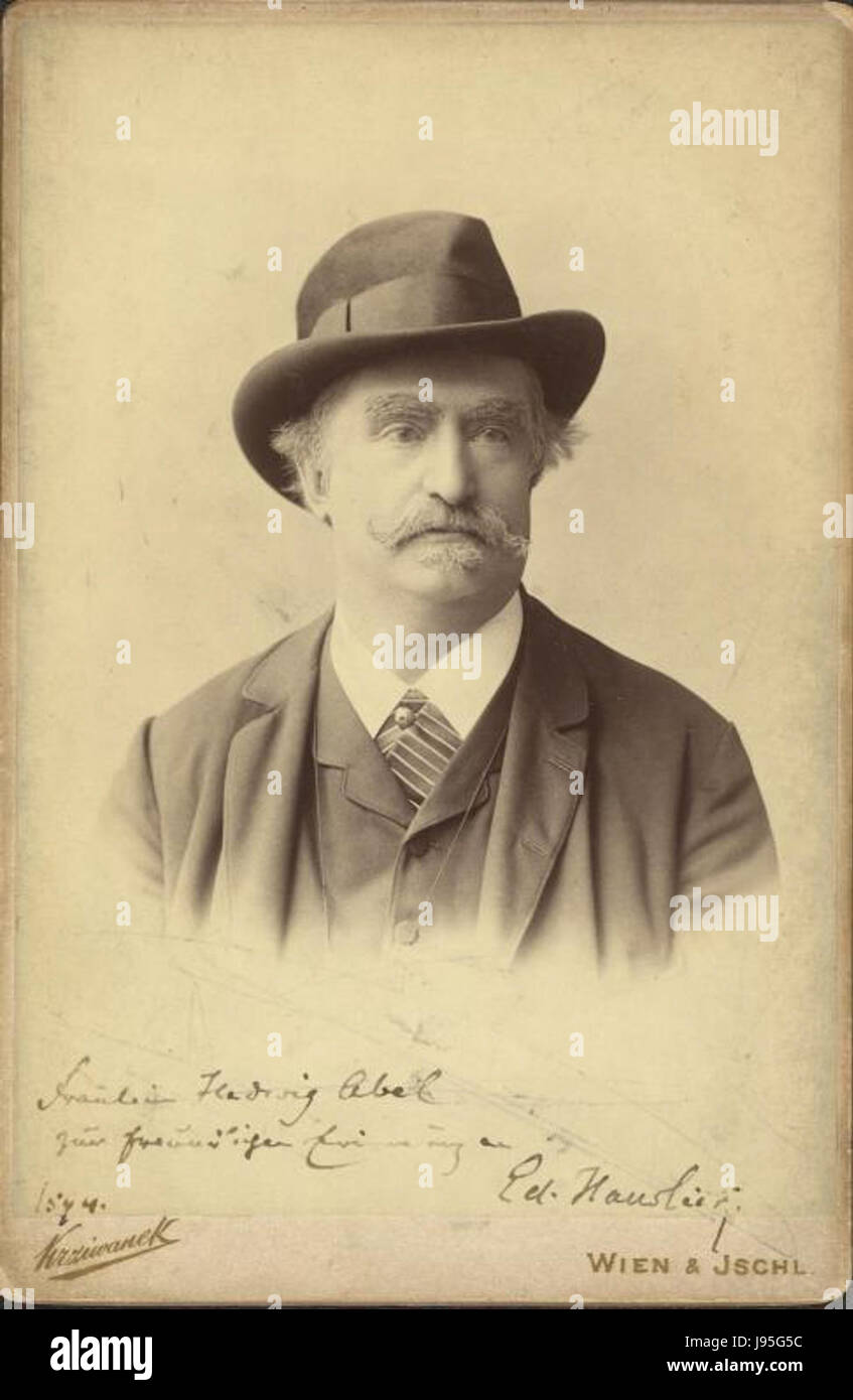 Rudolf Krziwanekâ€™s depiction of Eduard Hanslick showcases the notable ...