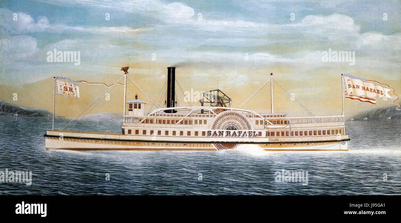 The San Rafael was a steamboat that served as a passenger and cargo ...
