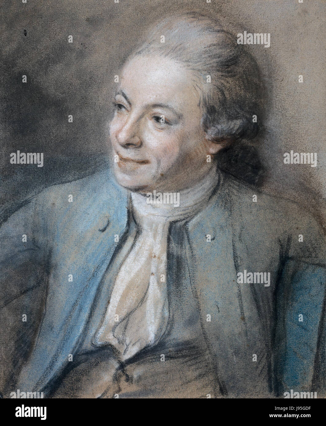 This is a portrait of Dirk Versteegh, depicted half-length and facing ...