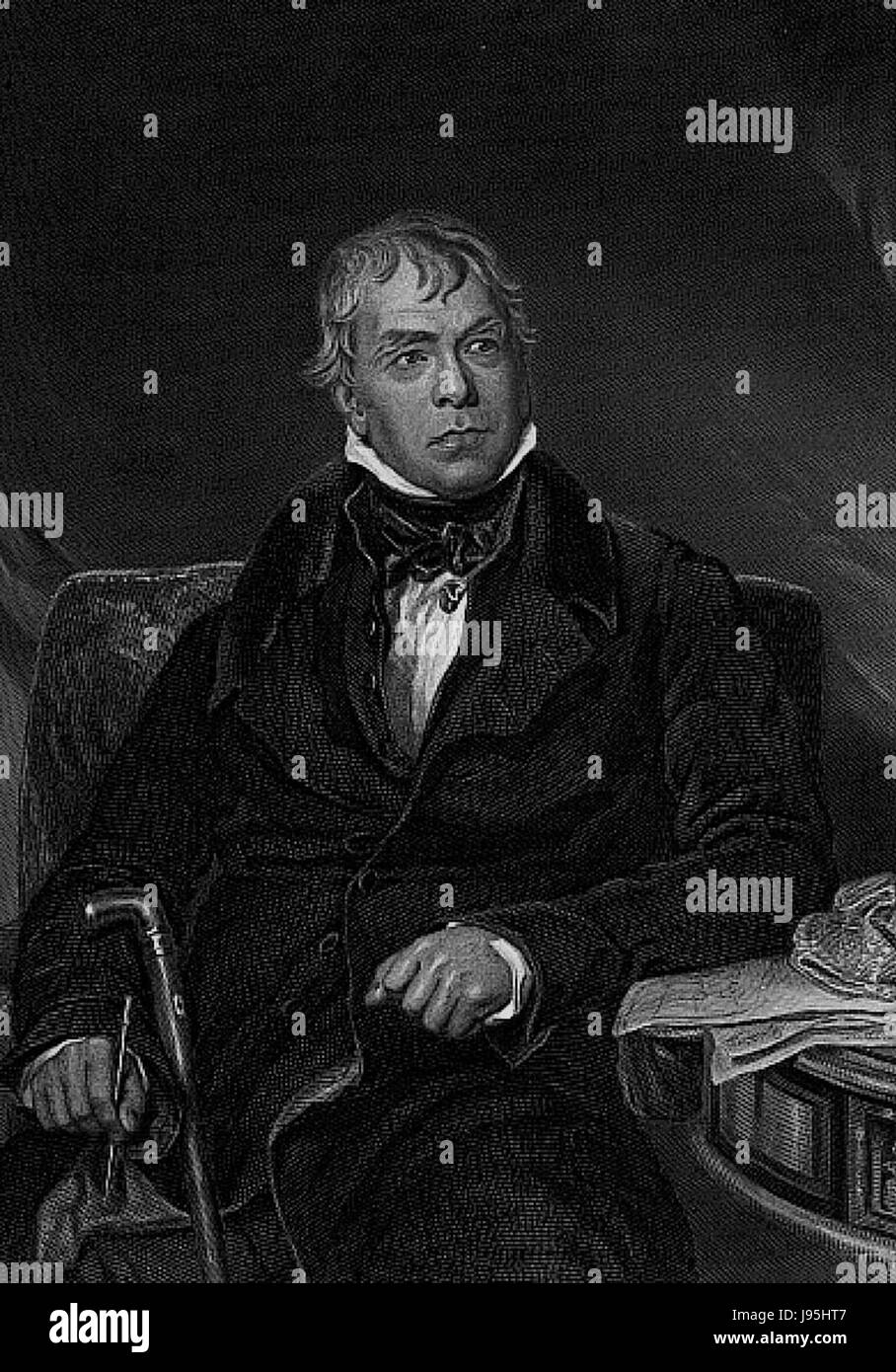 Sir walter scott portrait hi-res stock photography and images - Alamy