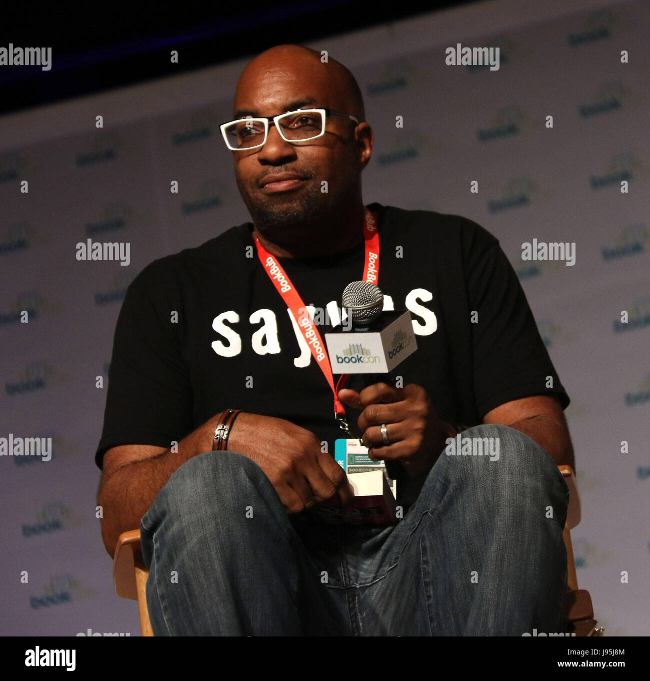 New York, New York, USA. 4th June, 2017. Author KWAME ALEXANDER attends ...