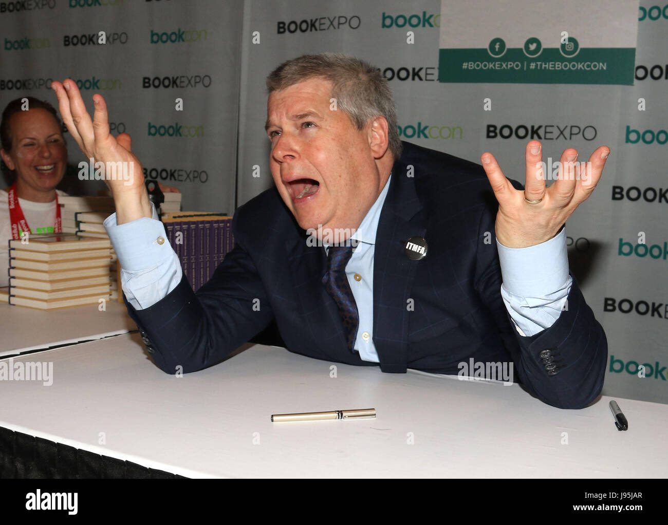 New York, New York, USA. 4th June, 2017. Author DANIEL HANDLER also ...