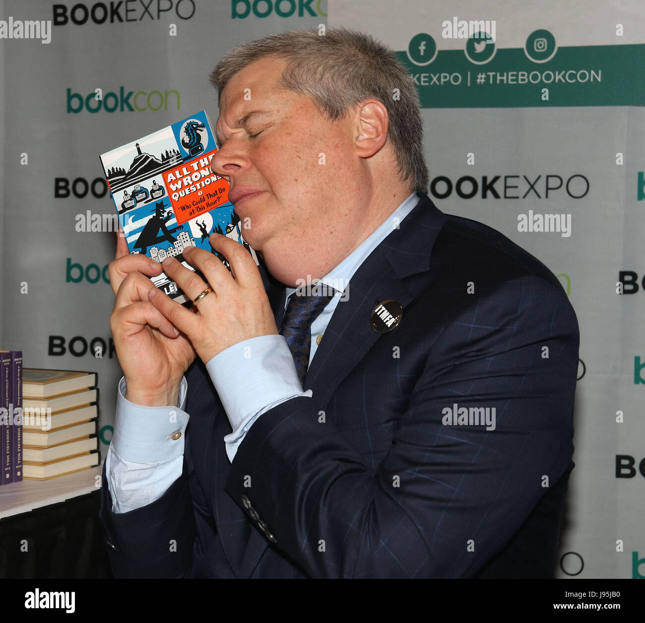 New York, New York, USA. 4th June, 2017. Author DANIEL HANDLER also ...