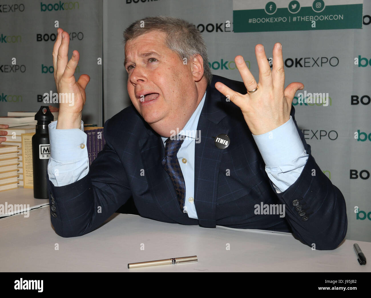 New York, New York, USA. 4th June, 2017. Author DANIEL HANDLER also ...