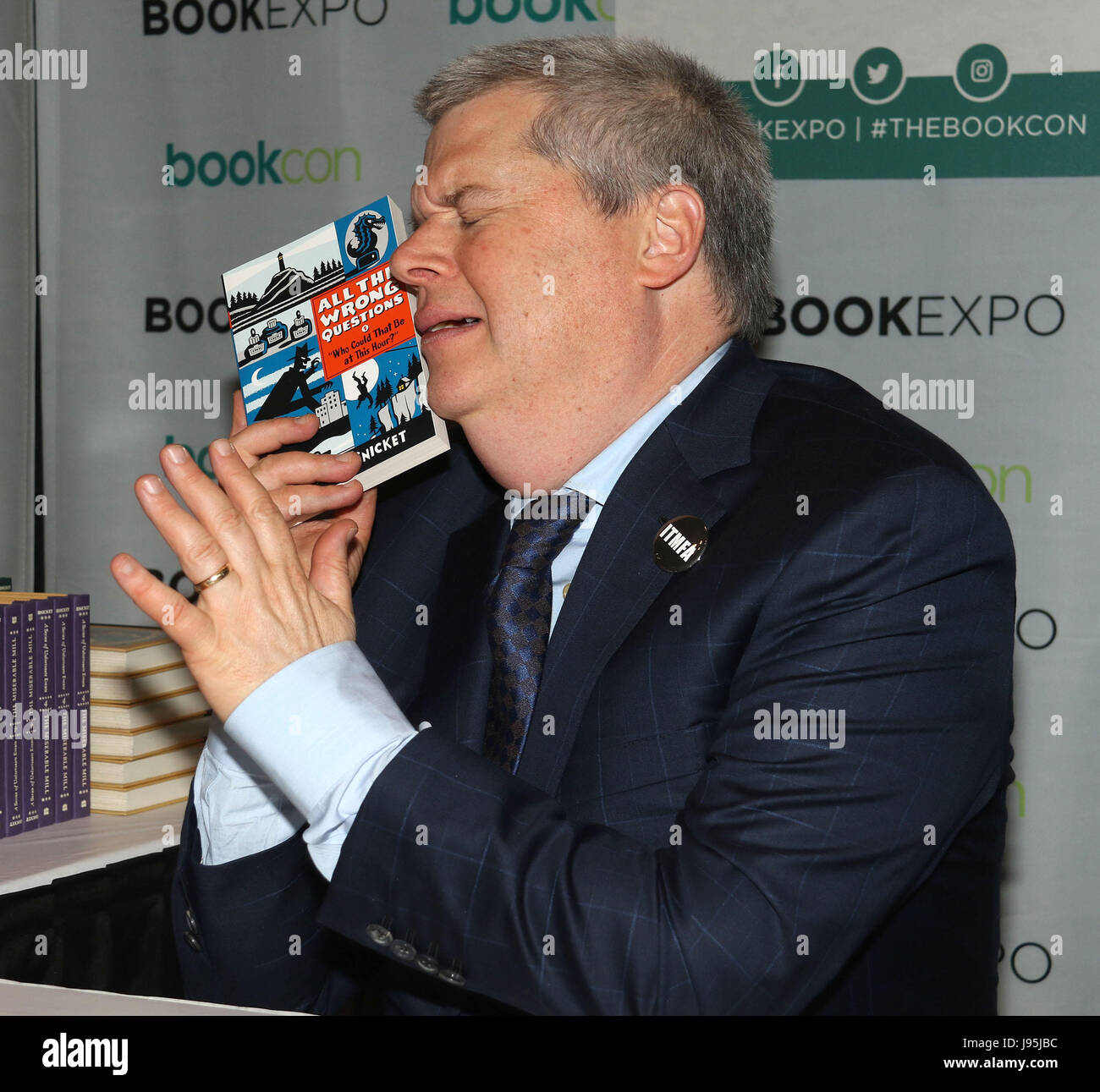 New York, New York, USA. 4th June, 2017. Author DANIEL HANDLER also ...