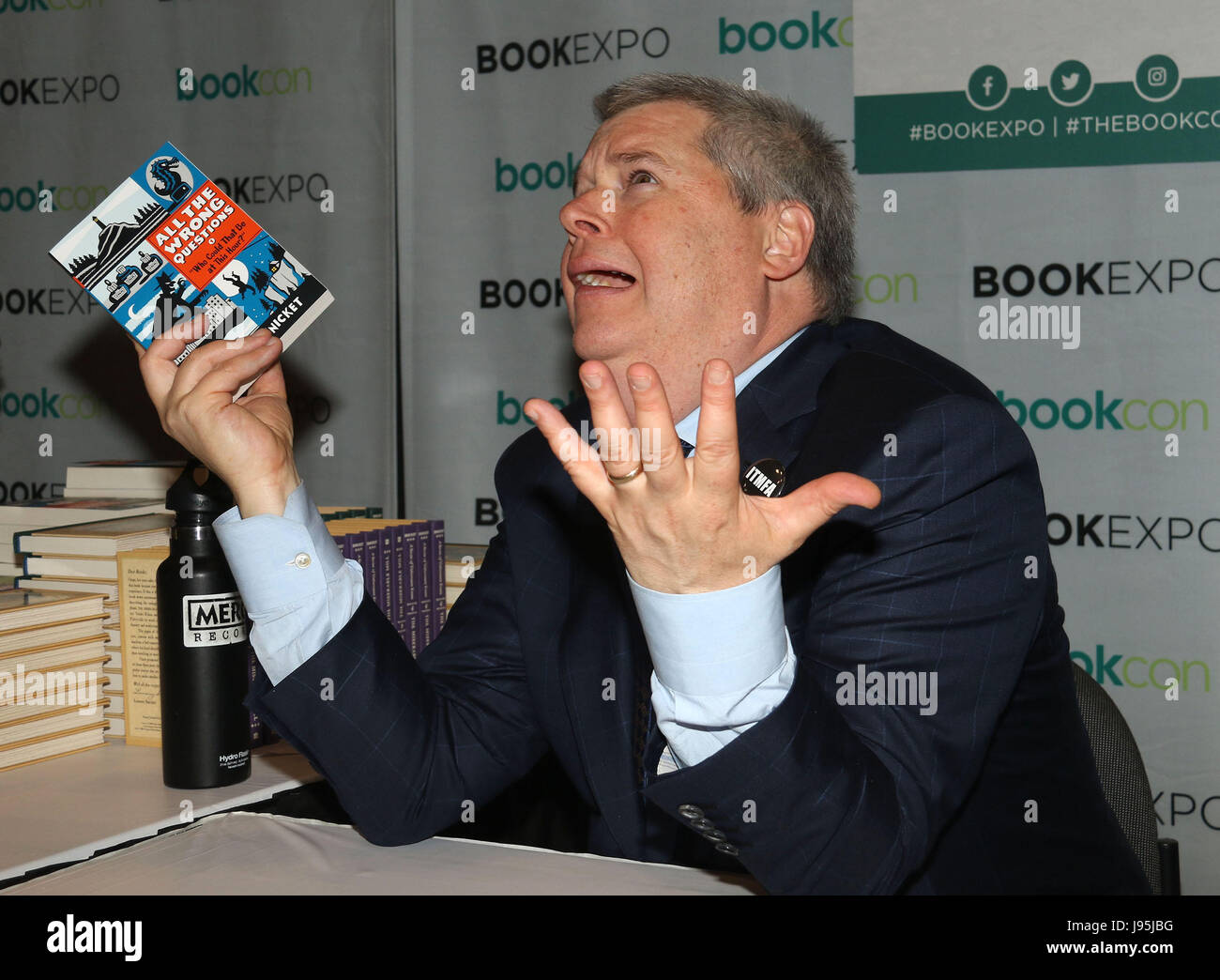 New York, New York, USA. 4th June, 2017. Author DANIEL HANDLER also ...