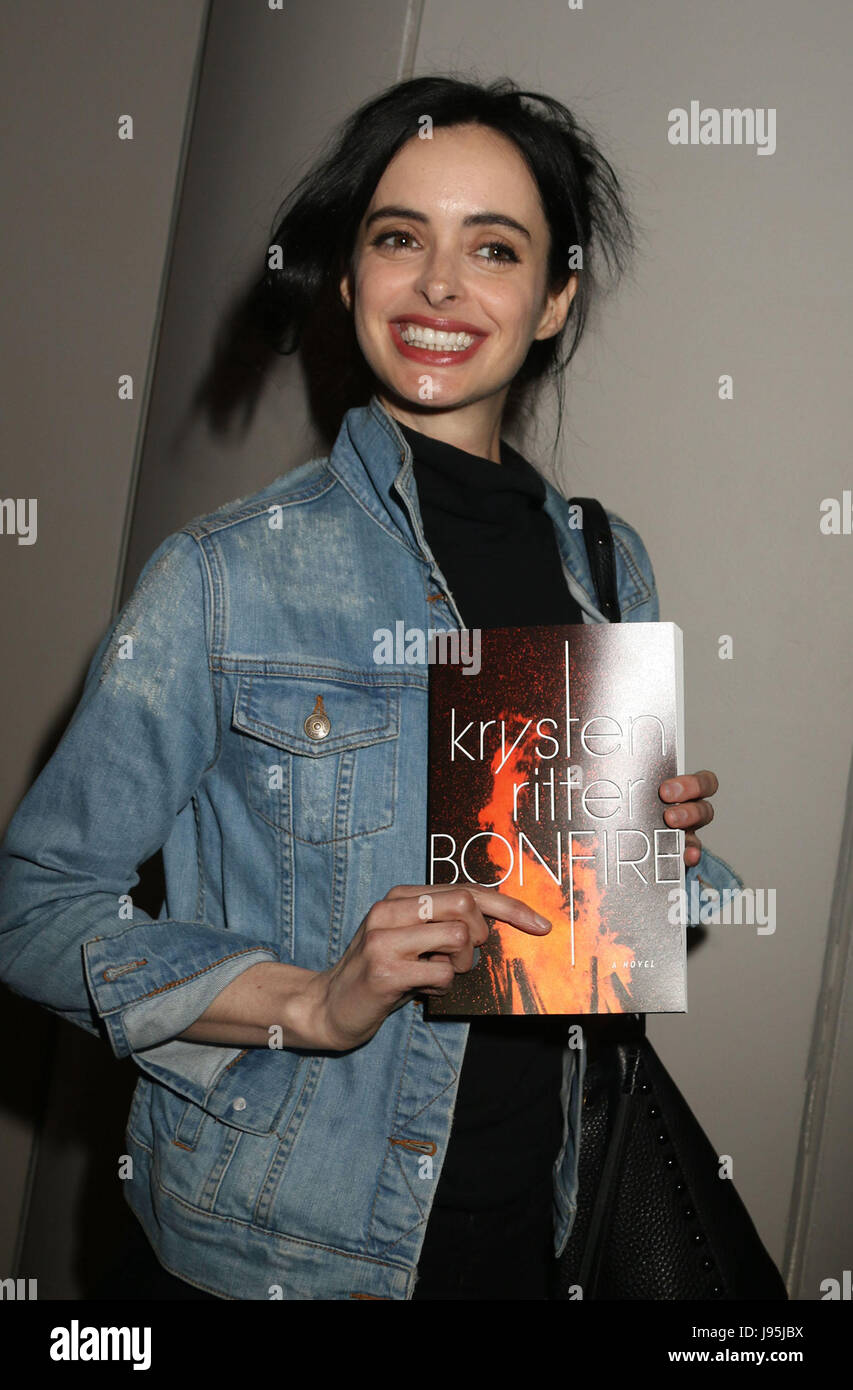 New York, New York, USA. 4th June, 2017. Author, actress KRYSTEN RITTER ...