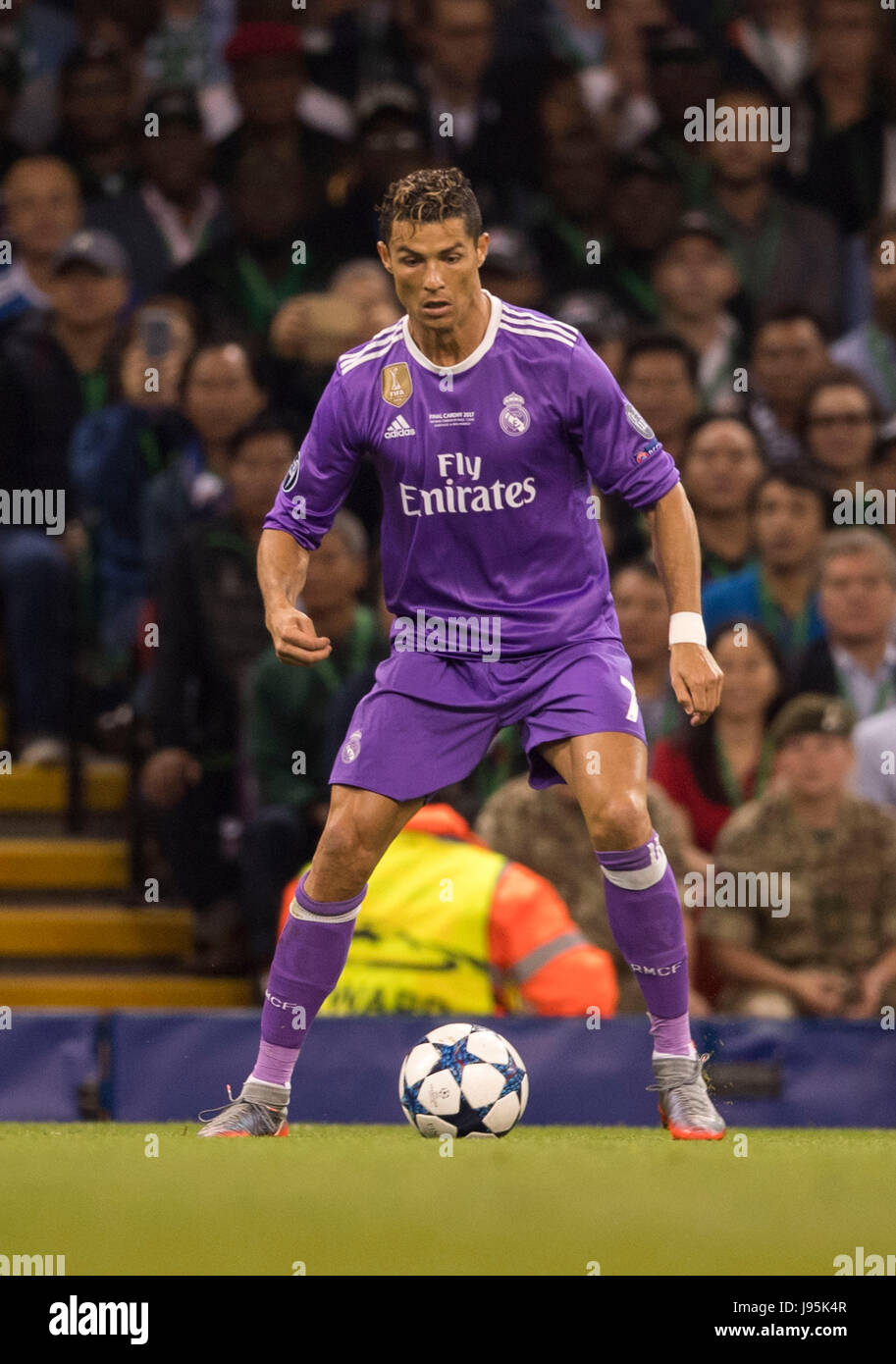 Cristiano ronaldo final 2017 cardiff hi-res stock photography and ...