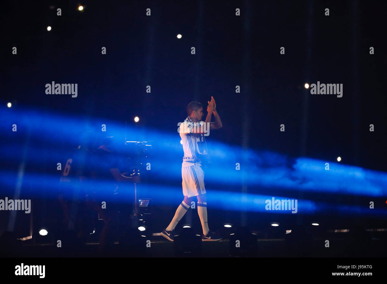 Madrid, Spain. 04th June, 2017. Raphael Varane (5) Real Madrid's player ...