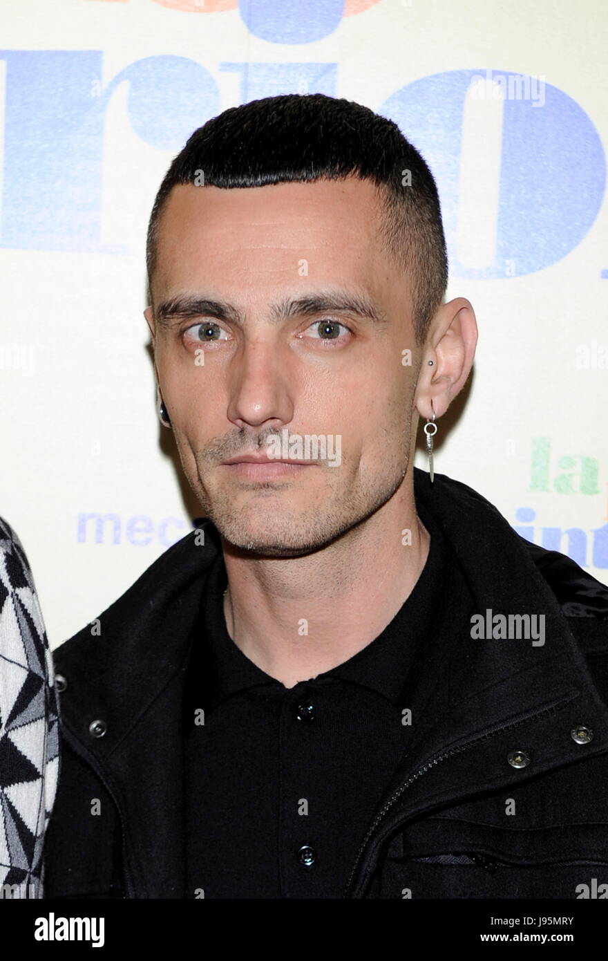 Designer David Delfin during premiere film " La isla interior " David ...