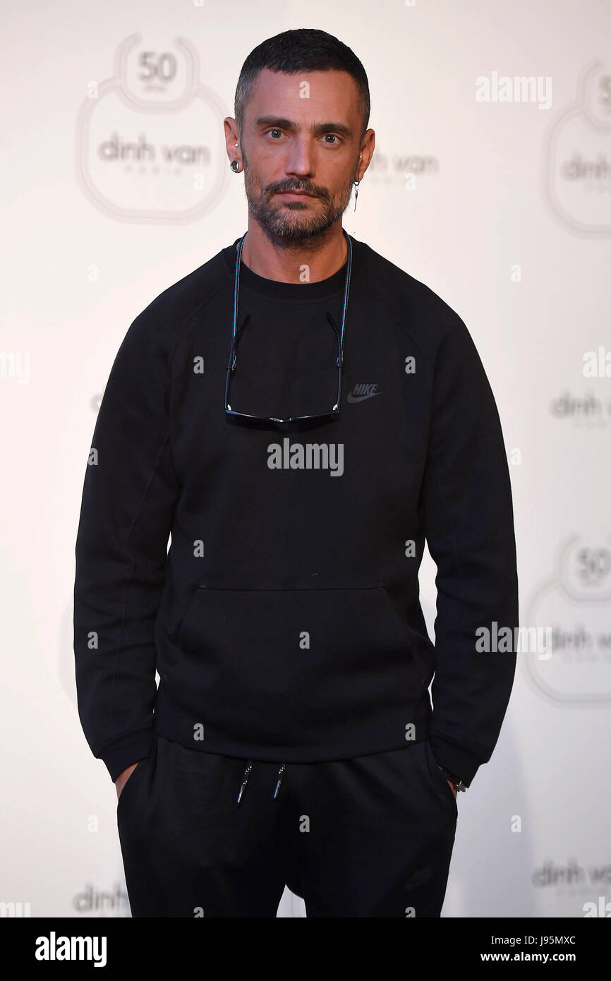 Designer David Delfin during50 anniversary of firm " Dinh Van " David ...