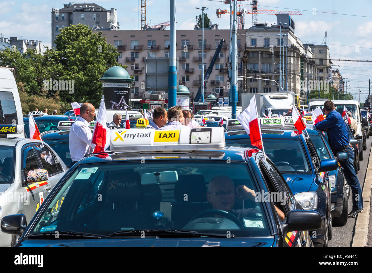 Warsaw Taxi High Resolution Stock Photography and Images - Alamy