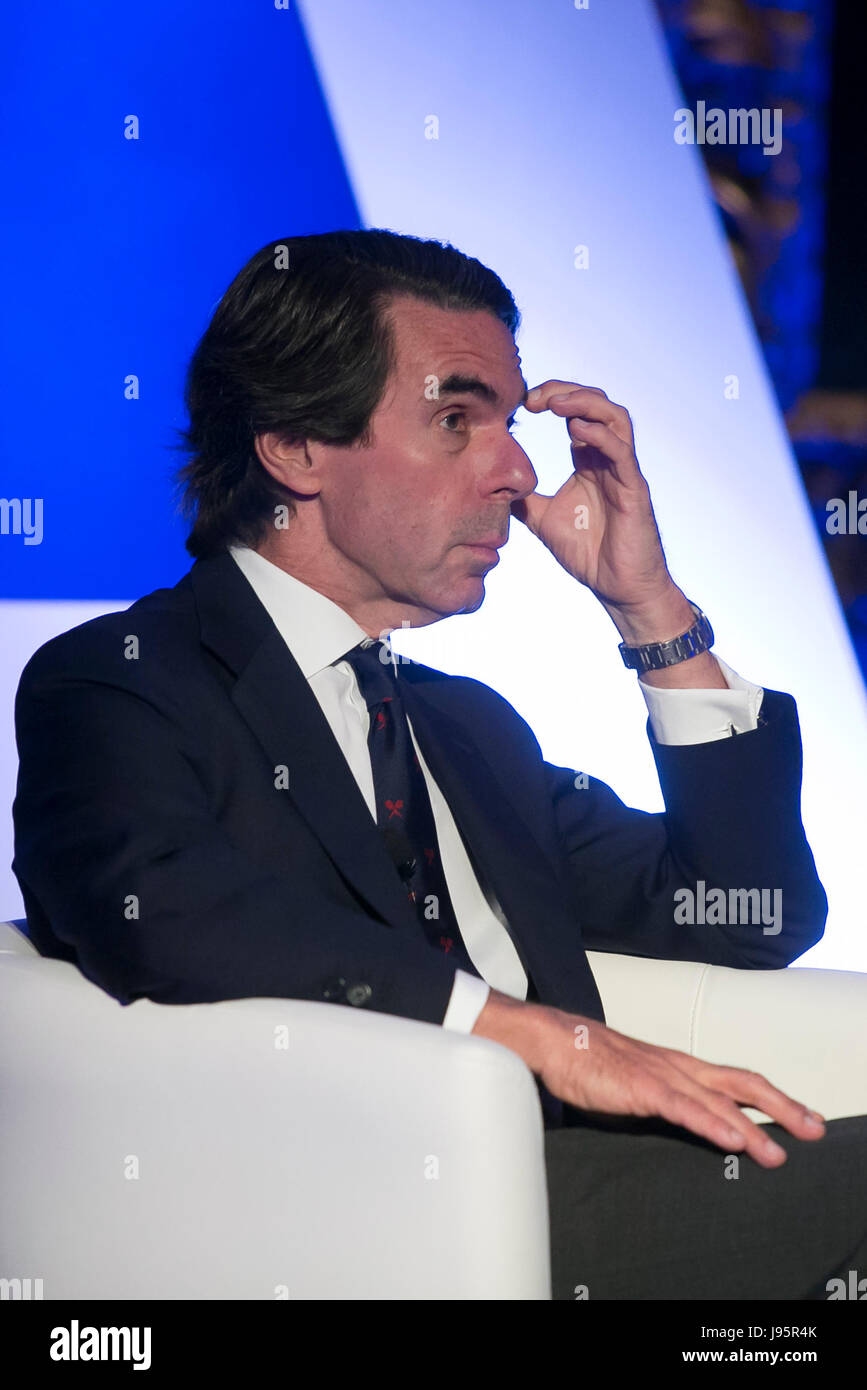 Madrid, Spain. 5th Jun, 2017. Former Spain's Prime Minister Jose Maria ...