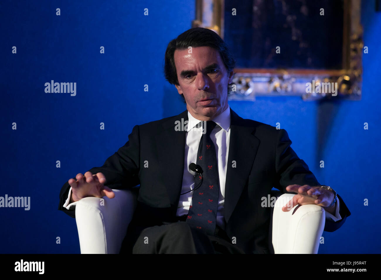 Madrid, Spain. 5th Jun, 2017. Former Spain's Prime Minister Jose Maria ...