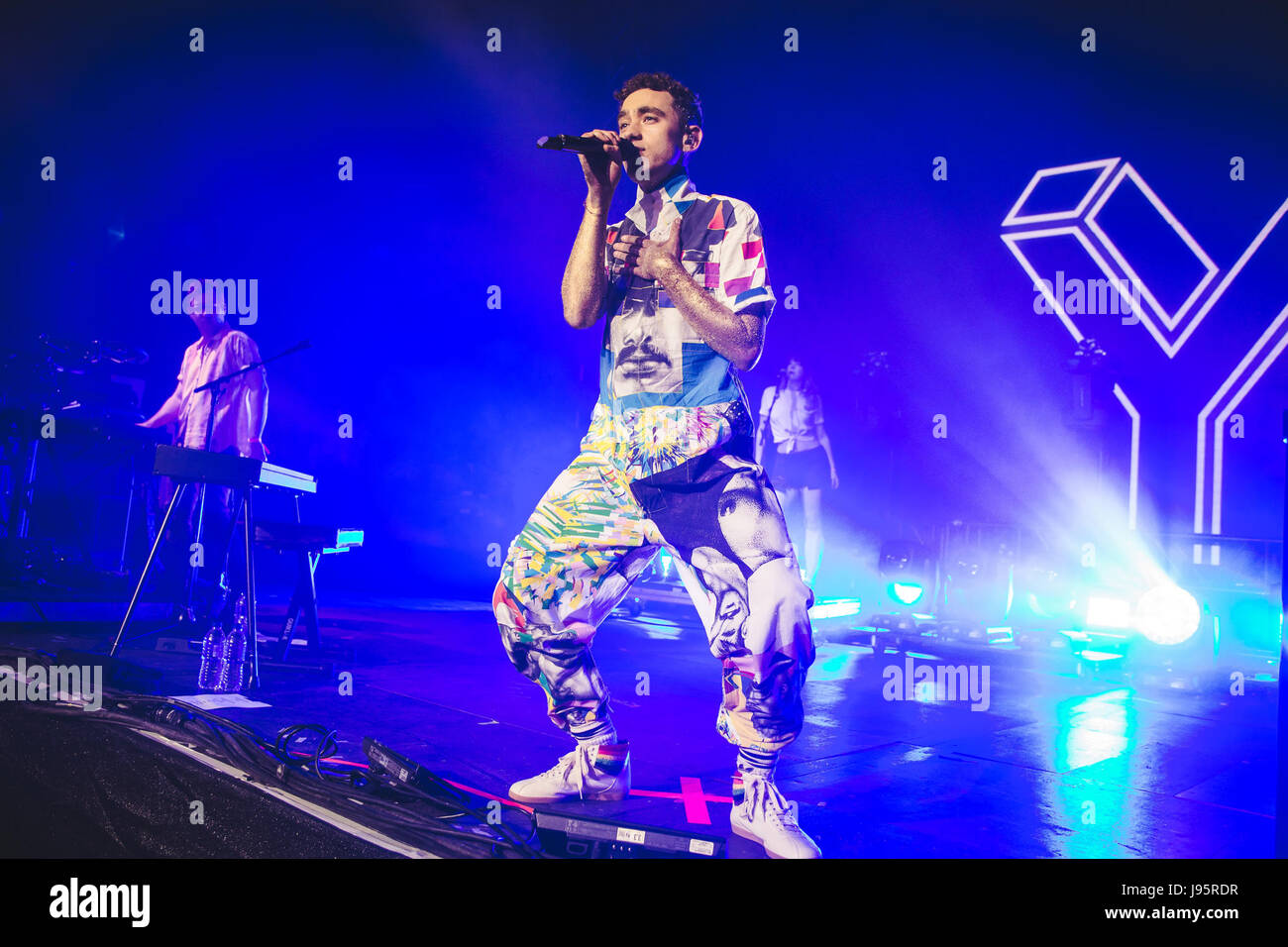 London, UK. 4th Jun, 2017. British electro-pop band, Years and Years ...