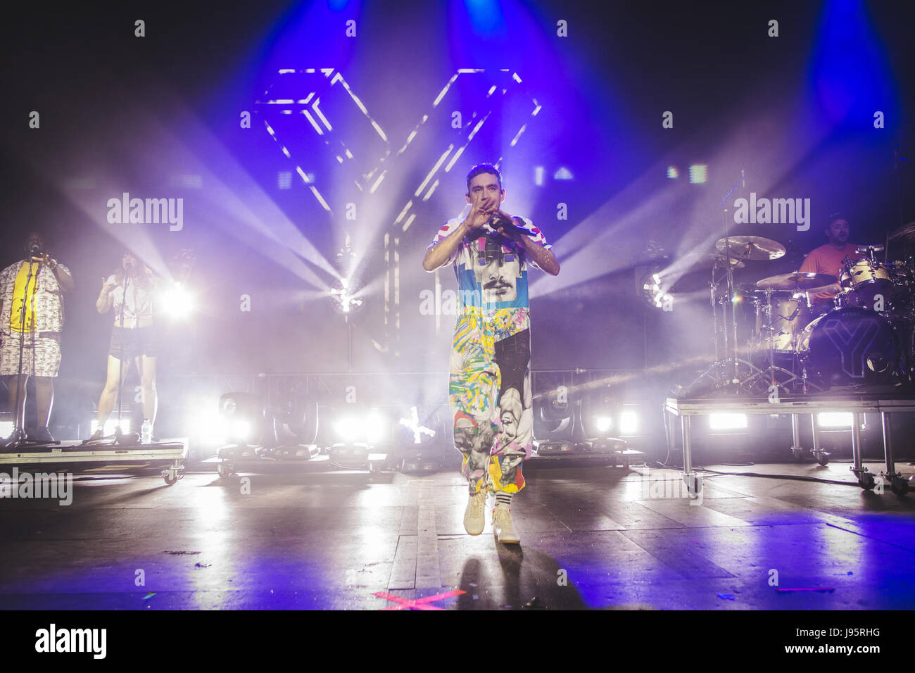 London, UK. 4th Jun, 2017. British electro-pop band, Years and Years ...